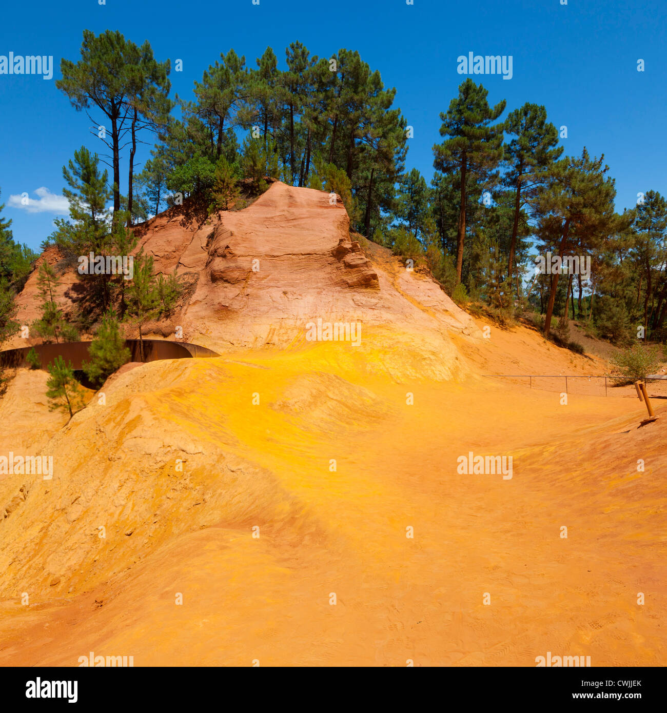 Ochre in Roussillon Provence France Stock Photo - Alamy