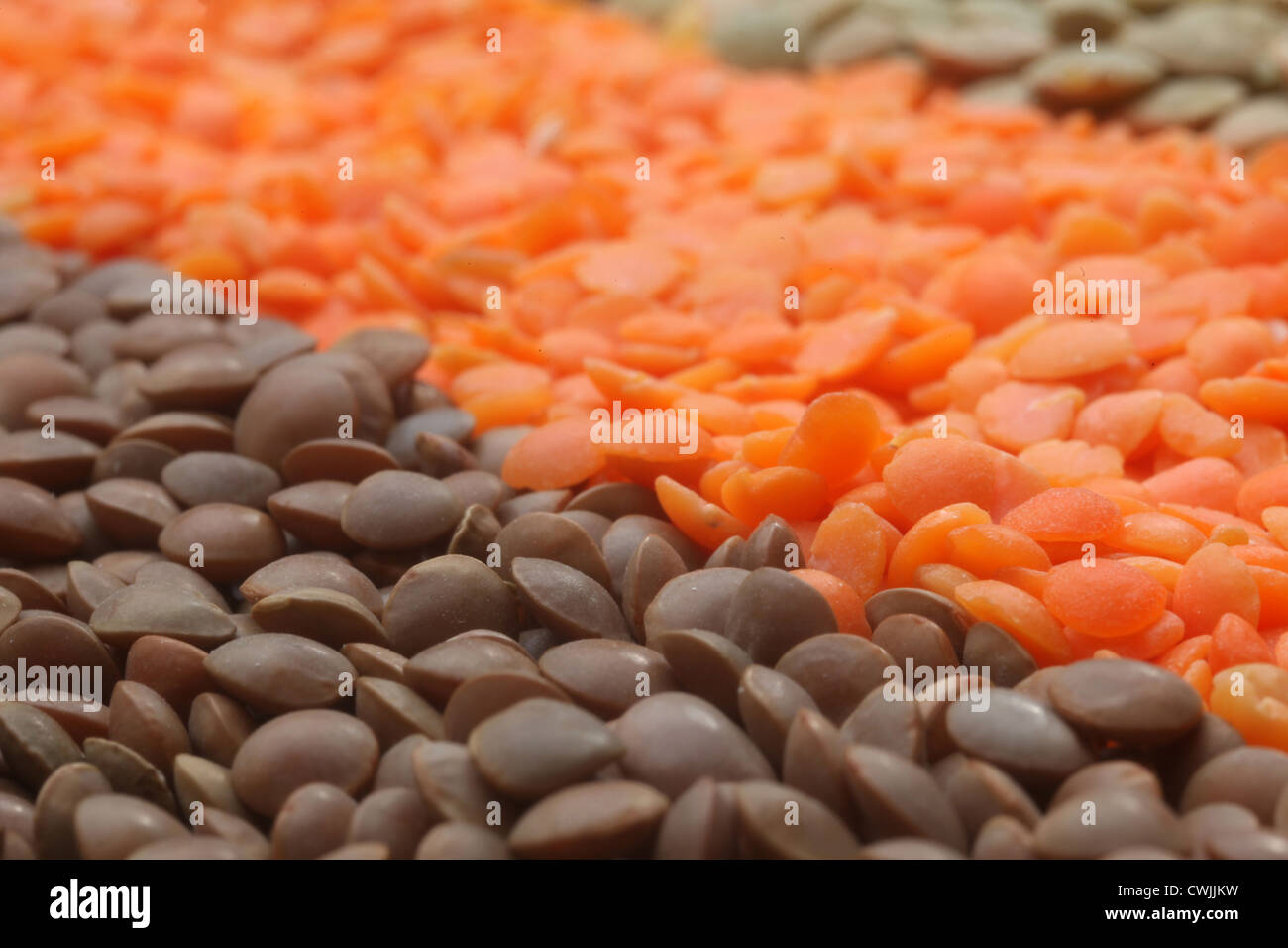 Various lentils close up Stock Photo - Alamy