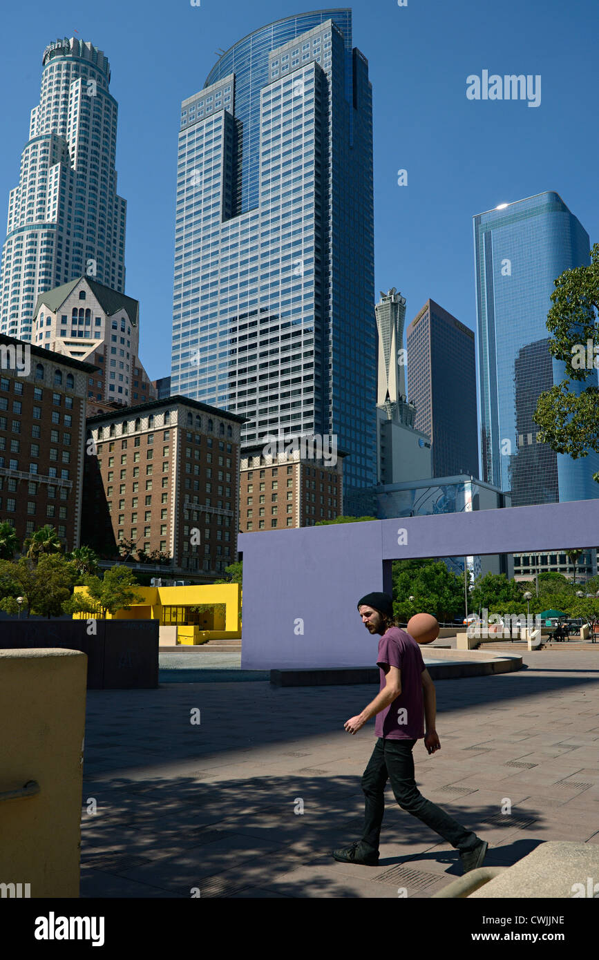 pershing square los angeles Stock Photo - Alamy