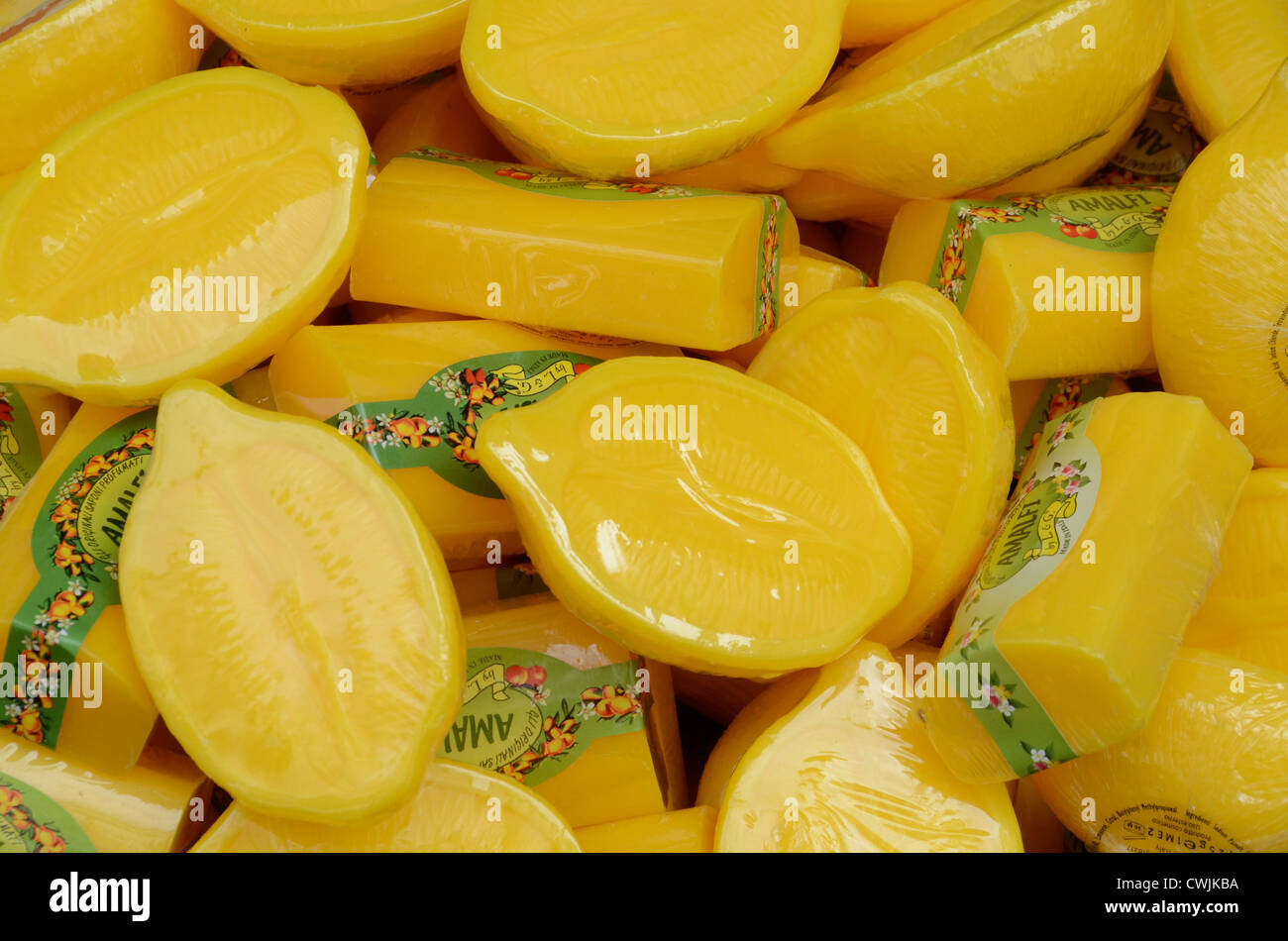 Lemon scented soap, Sorrento, Italy Stock Photo - Alamy