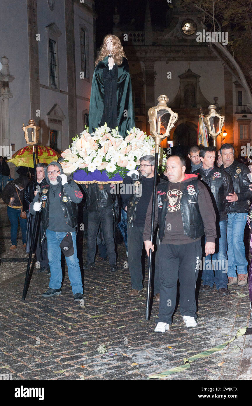 Good Friday procession, Faro, Algarve, Portugal Stock Photo - Alamy