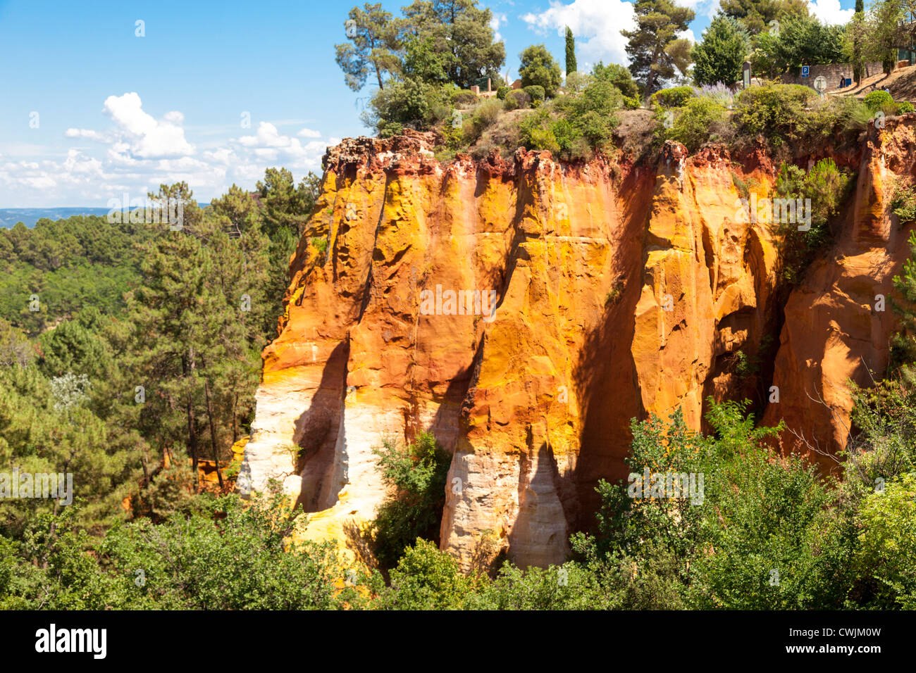 Ochre in Roussillon Provence France Stock Photo - Alamy