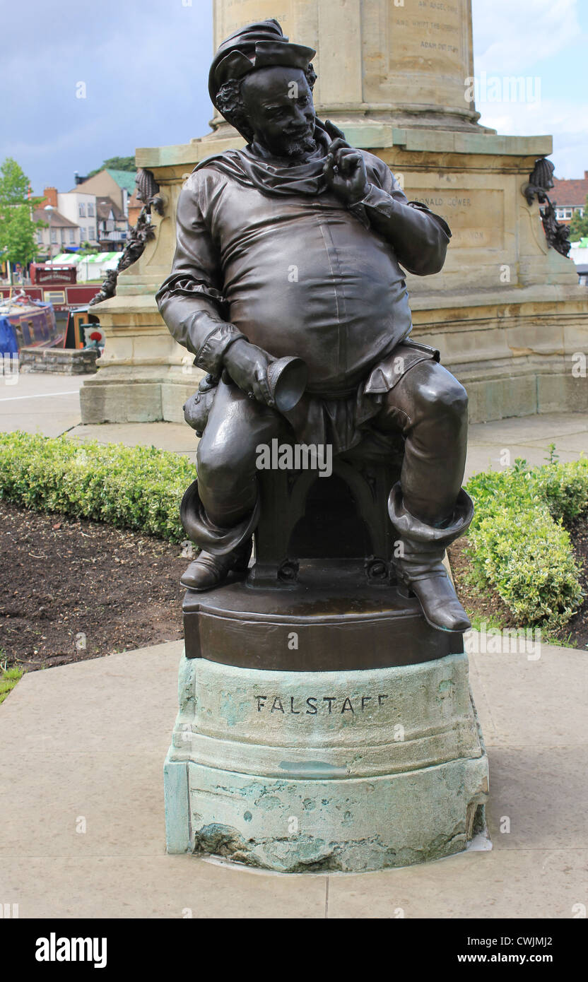 Stratford upon avon statue falstaff hi-res stock photography and images ...