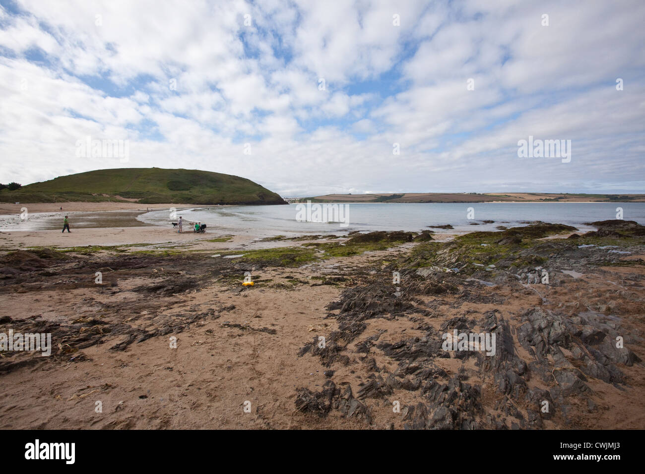 Daymer Bay beach near Rock and Padstow, Cornwall, England, United ...