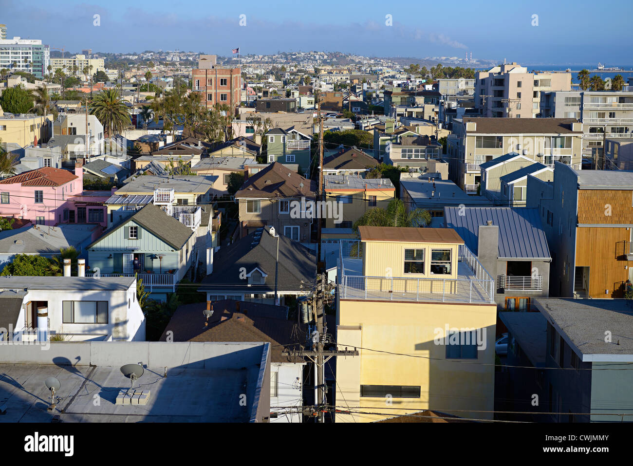 Aerial view of venice beach hi-res stock photography and images - Alamy
