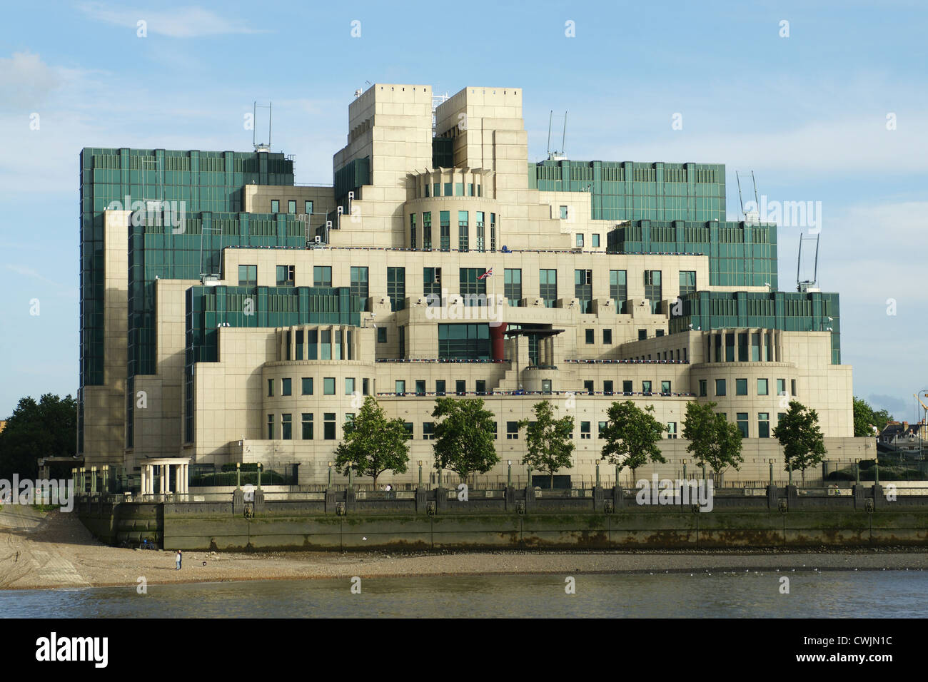 The MI6 or Secret Intelligence Service HQ in Vauxhall London Stock ...
