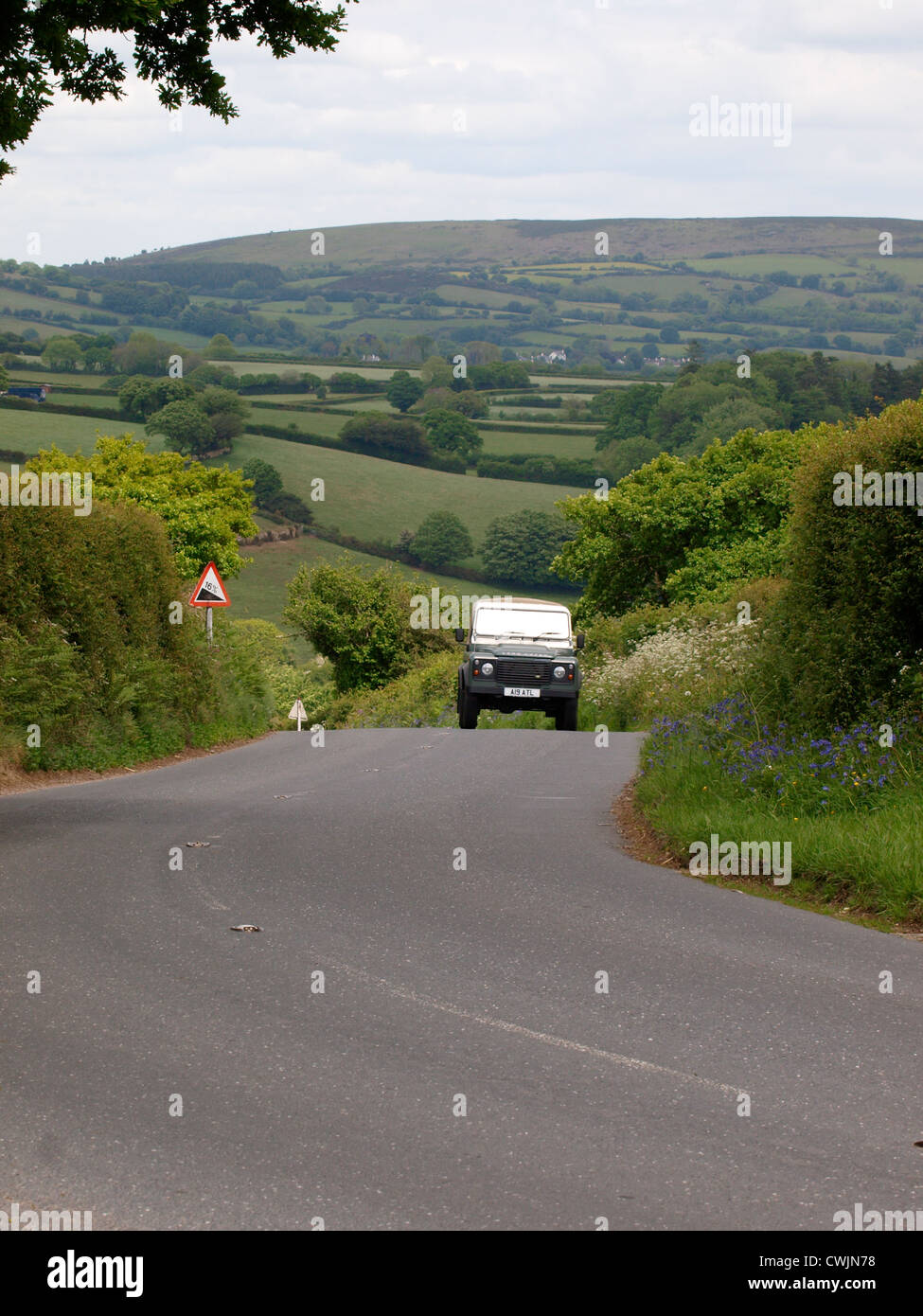 Country road Devon, UK Stock Photo - Alamy