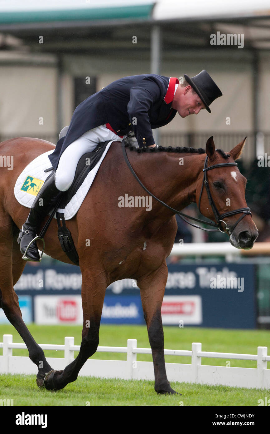30.8.2012 Land Rover Burghley Horse Trials. Oliver Townsend takes his ...