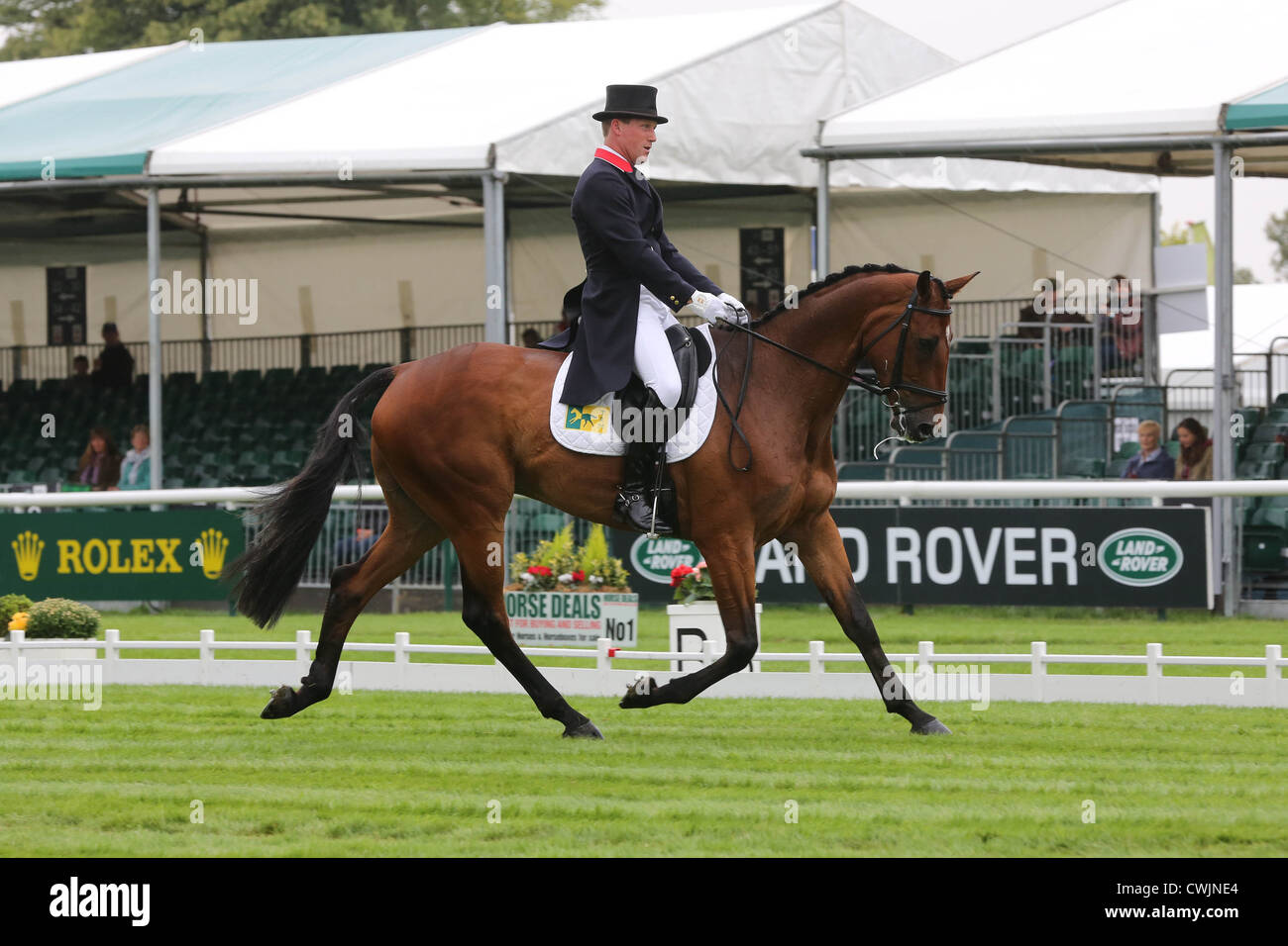 30.8.2012 Land Rover Burghley Horse Trials. Oliver Townsend takes his ...