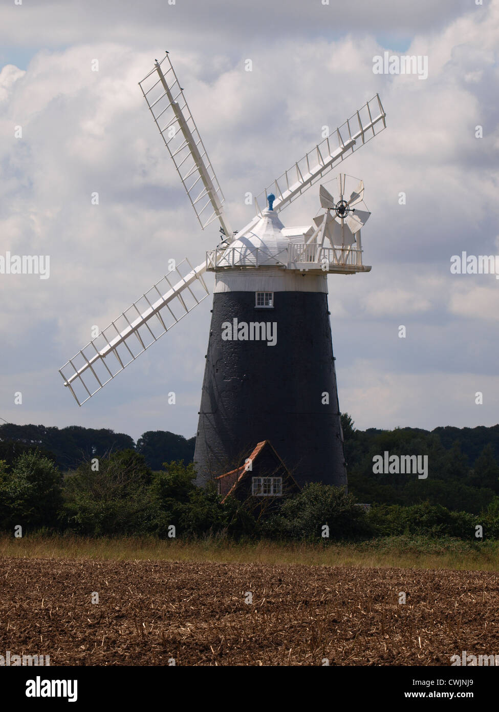 The Tower Windmill, Burnham Overy Staithe, Norfolk, UK Stock Photo - Alamy