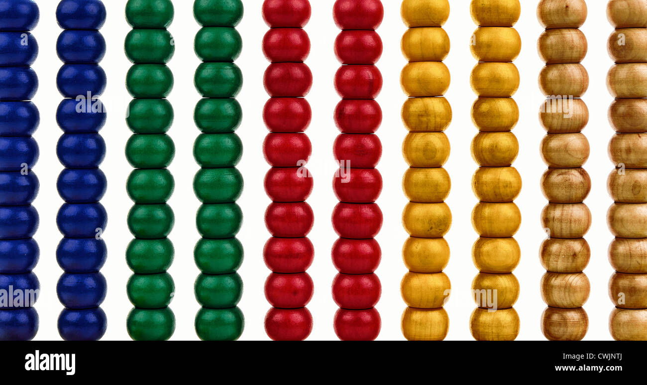 background with shiny colorful beads of an abacus Stock Photo - Alamy