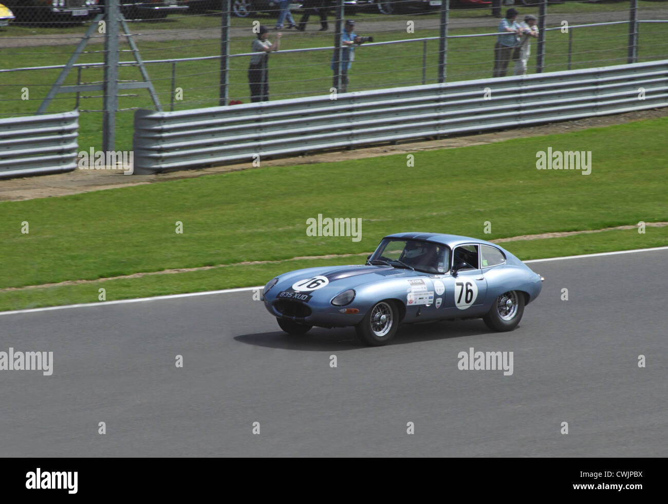 Jaguar E-Type driven by John Burton at RAC Tourist Trophy for Historic ...