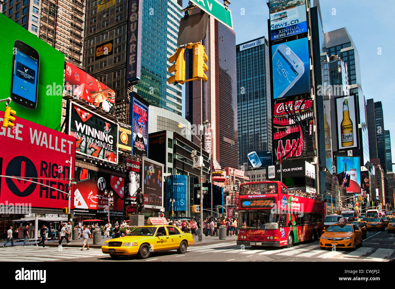 Times Square Broadway New York City Theater Music, Times Square is an ...