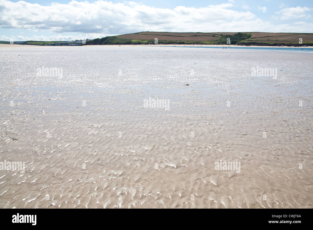 Daymer Bay beach near Rock and Padstow, Cornwall, England, United ...