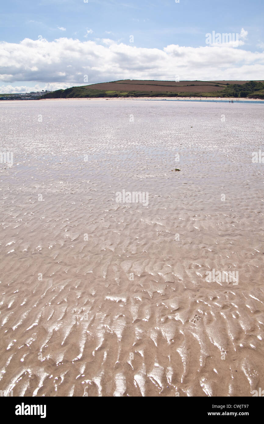 Daymer Bay beach near Rock and Padstow, Cornwall, England, United ...