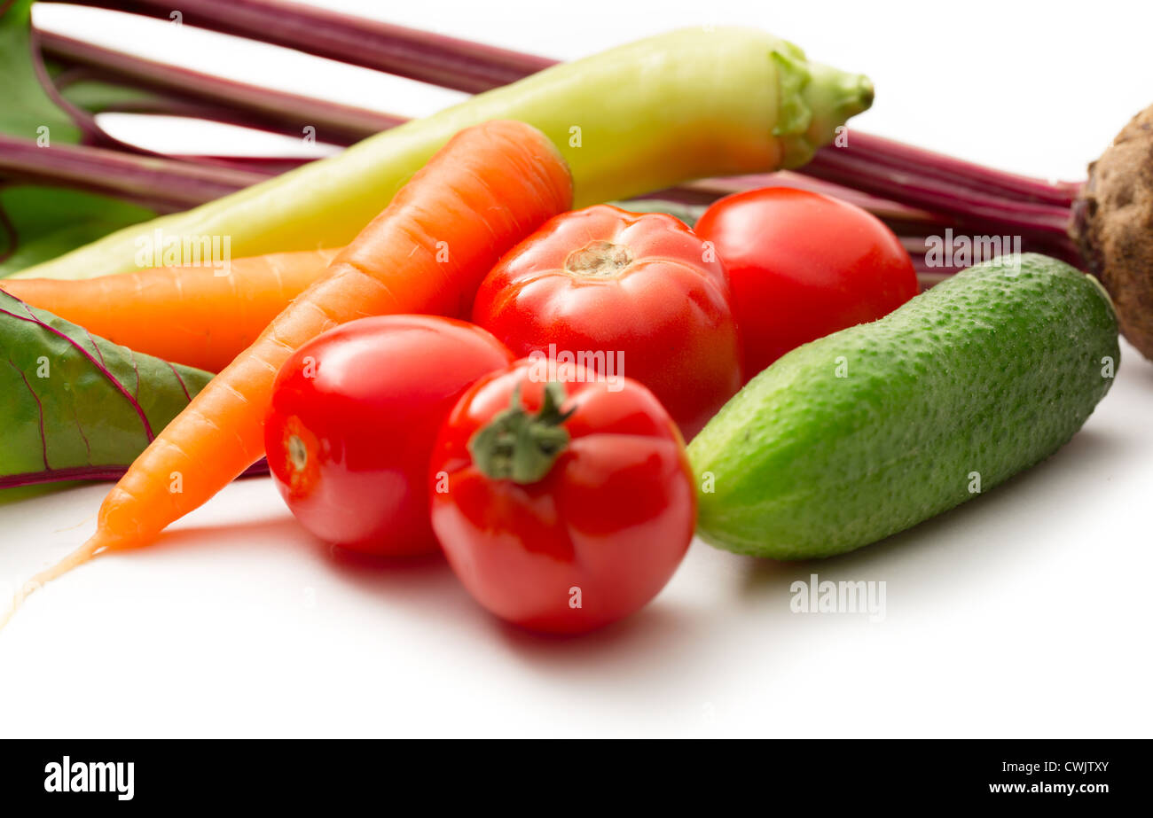 Set of fresh vegetables Stock Photo - Alamy