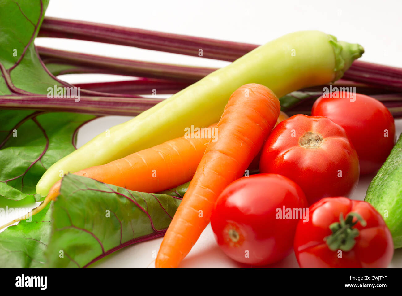 Set of fresh vegetables Stock Photo - Alamy