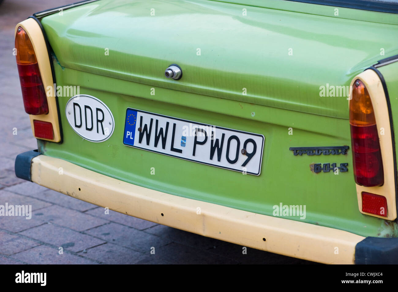 Trabant - a car made in DDR (East Germany) still in use. The old ...