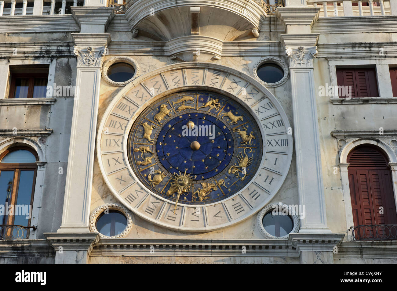 St Mark's Clock Tower, St Mark's Square, Venice, Italy Stock Photo - Alamy
