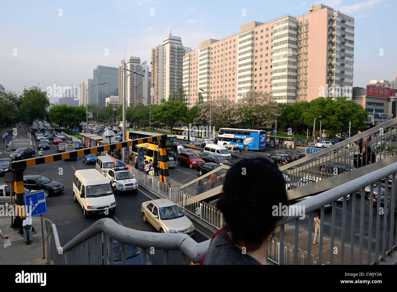 beijing ring road bridge Stock Photo - Alamy