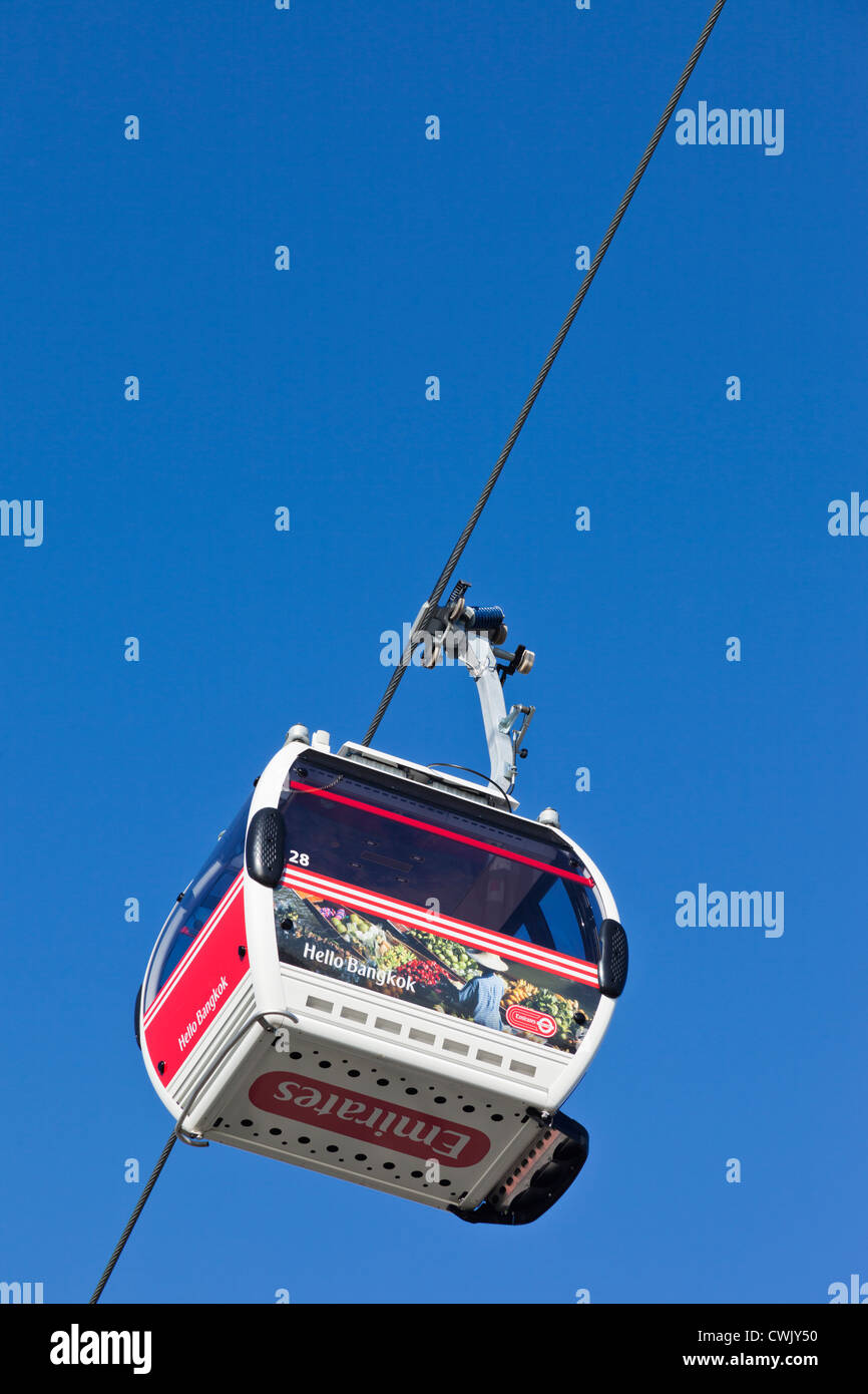 England, London, Thames Cable Car Stock Photo - Alamy
