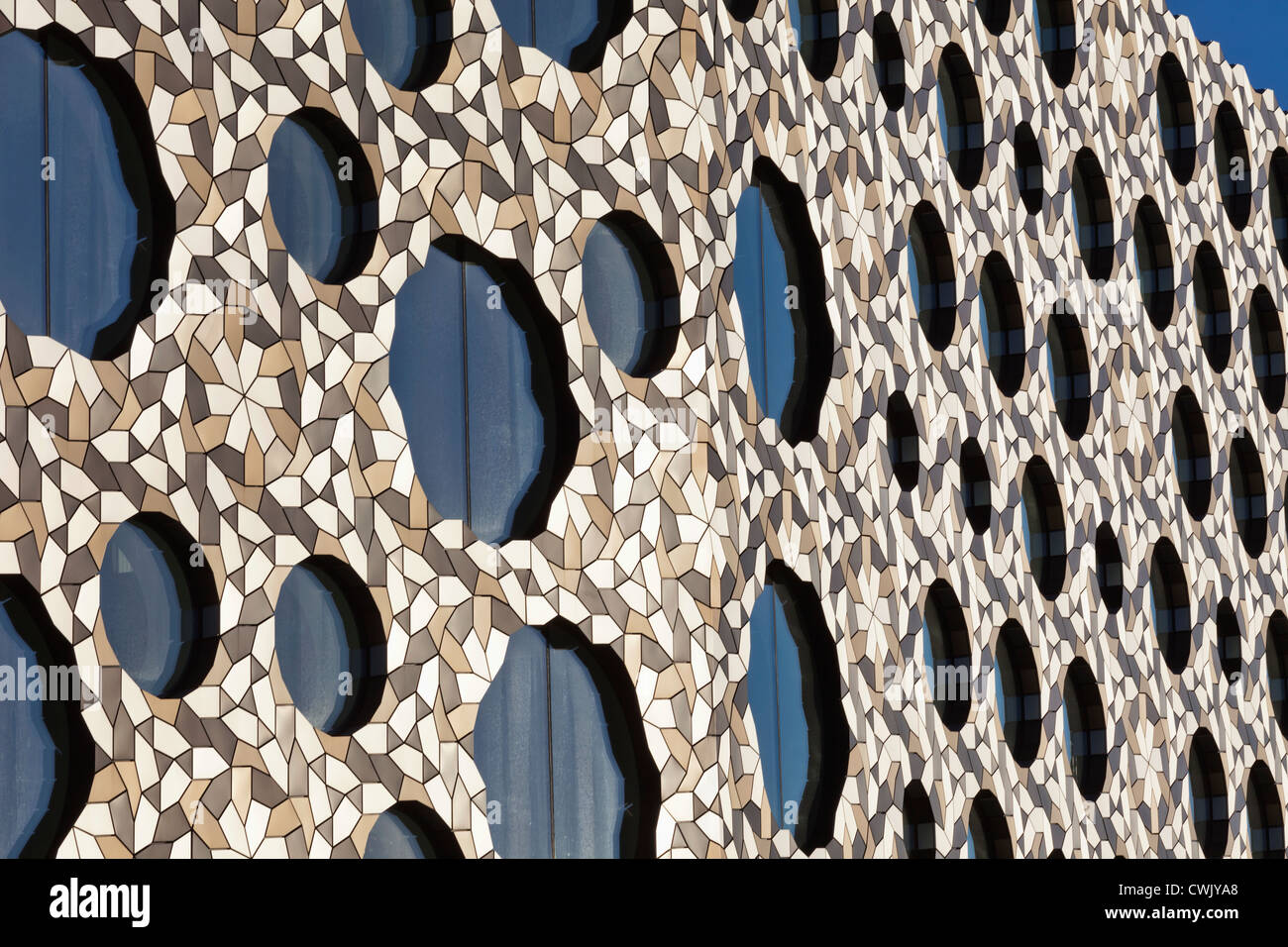 England, London, Greenwich Peninsula, Ravensbourne College Building ...