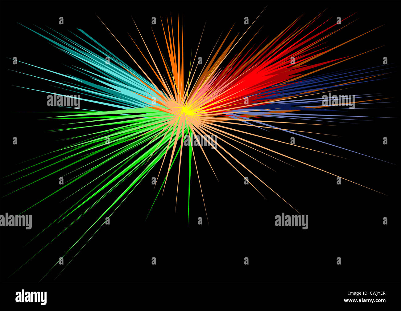 explosion of light Stock Photo - Alamy
