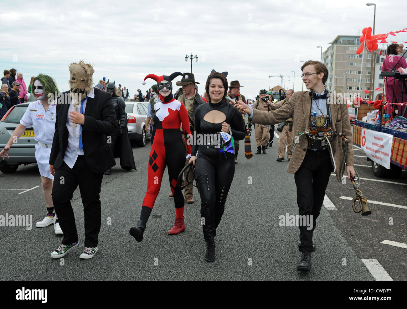 Comic book and film characters in Worthing Rotary Club Carnival ...