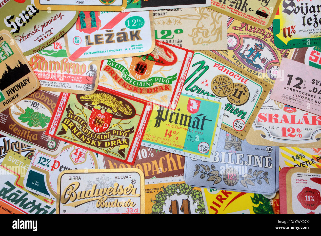 Vintage stickers and labels hi-res stock photography and images - Alamy