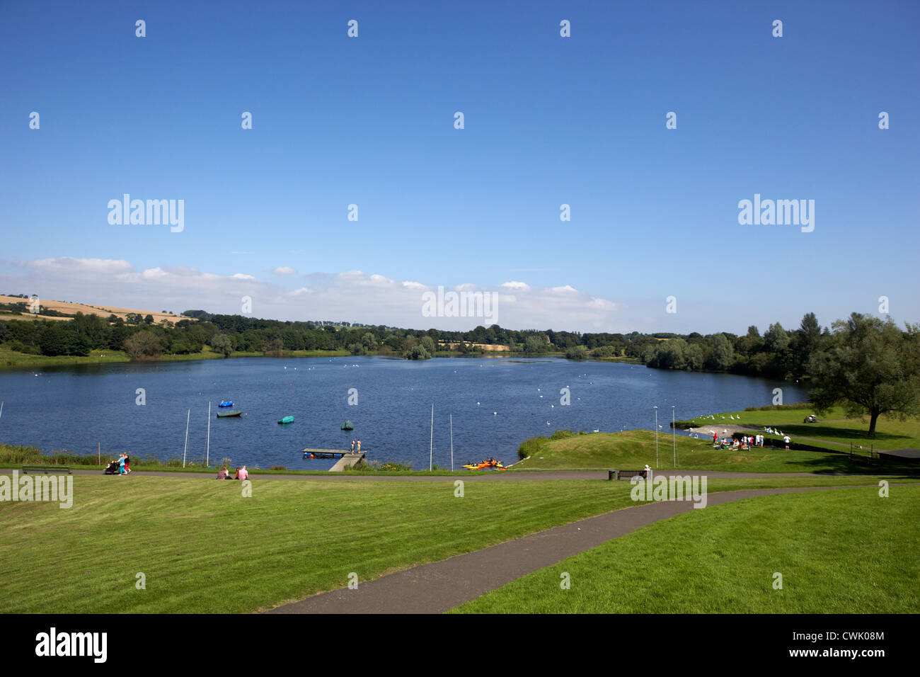 linlithgow loch west lothian scotland Stock Photo - Alamy