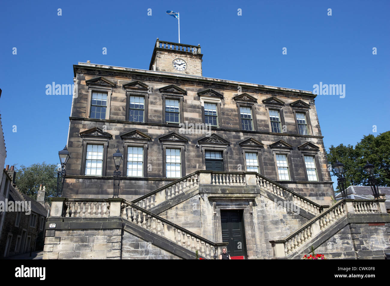 linlithgow burgh halls on the cross west lothian scotland Stock Photo ...