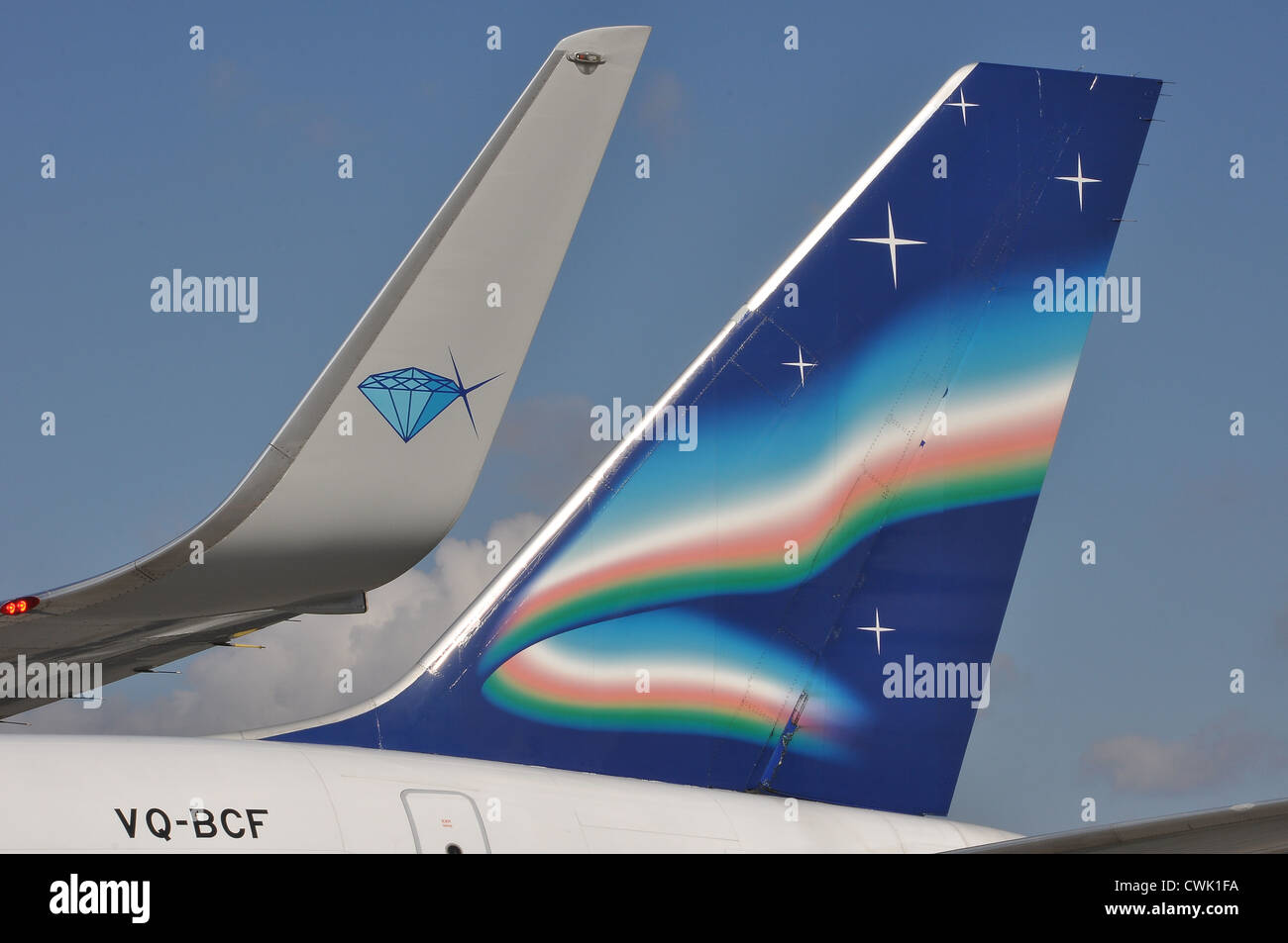 Boeing 757 Tail High Resolution Stock Photography and Images - Alamy