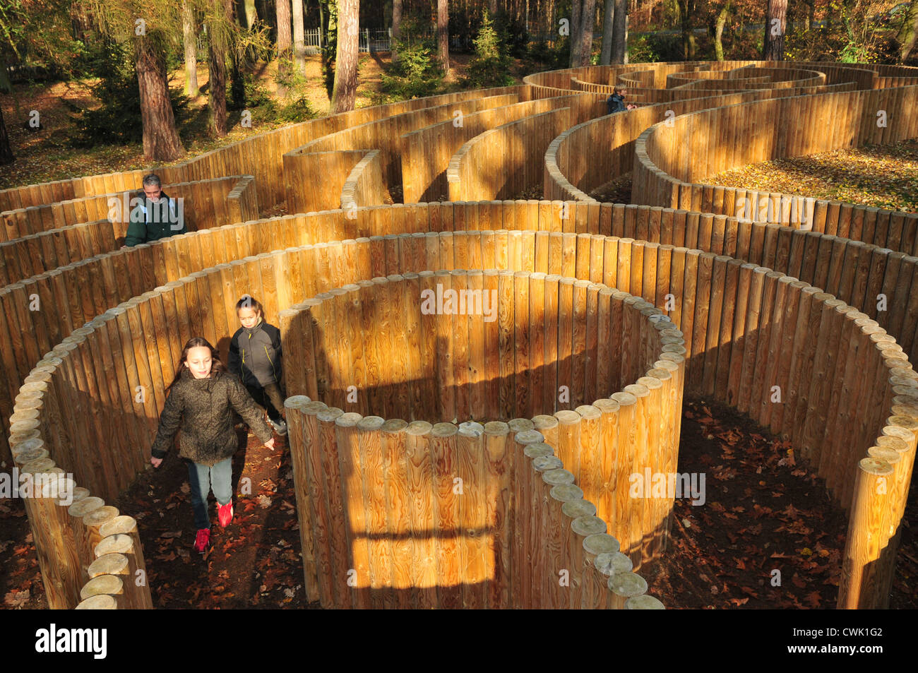Castle loucen maze hi-res stock photography and images - Alamy