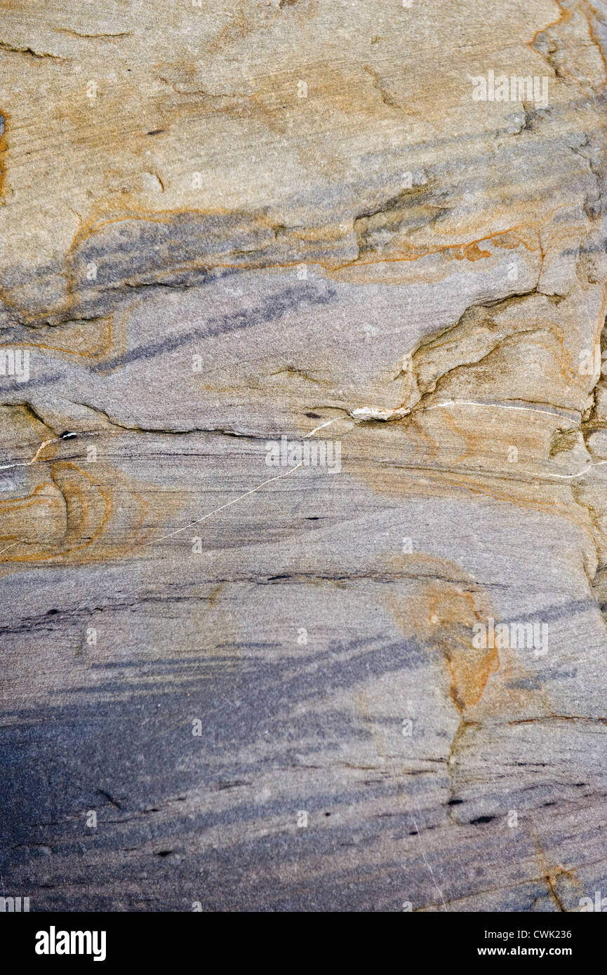 Colour change in stone Stock Photo - Alamy