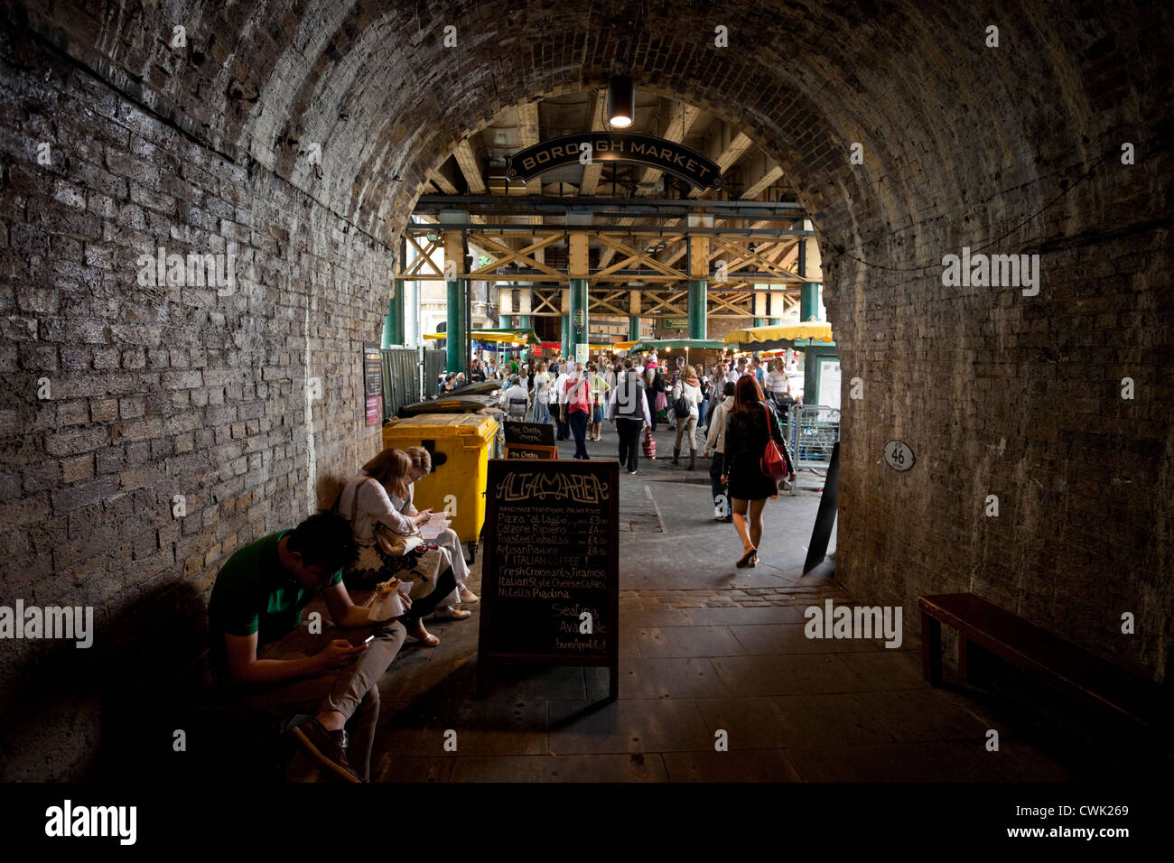 Old entrance to Borough market, London, England, UK Stock Photo - Alamy