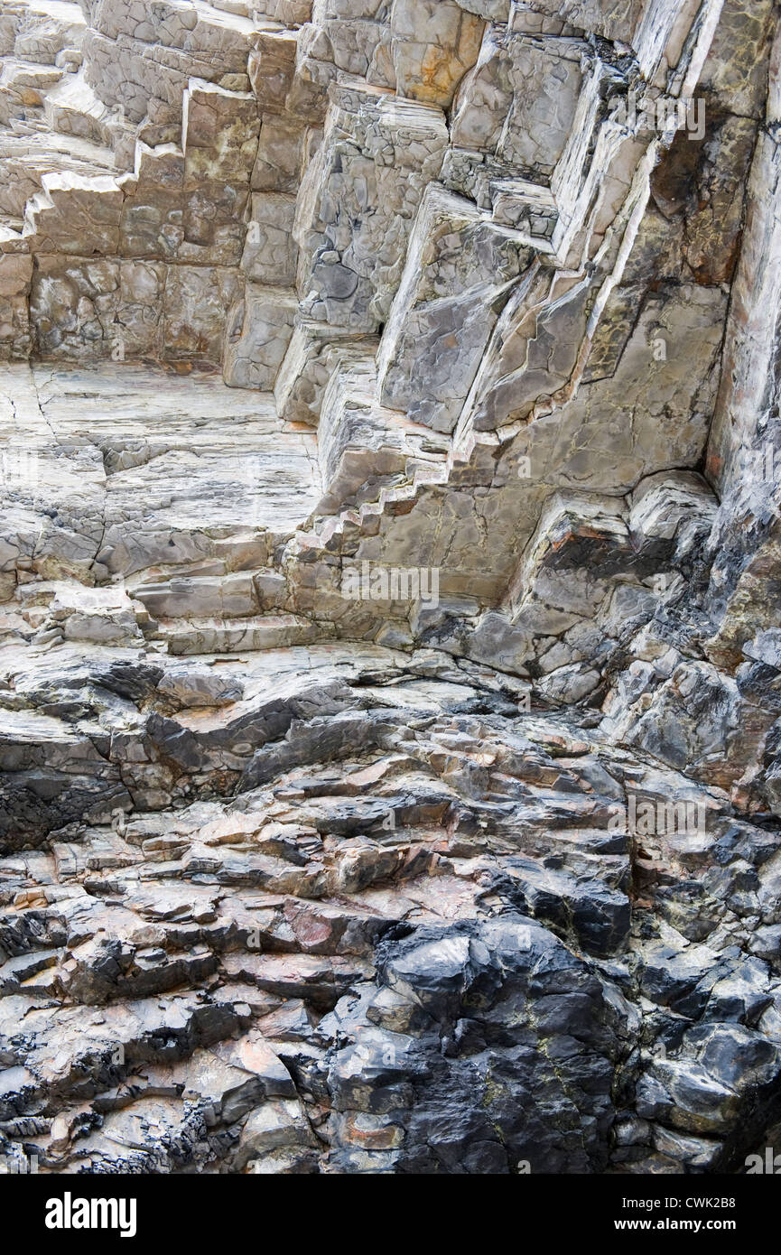 Jagged block stone Stock Photo - Alamy