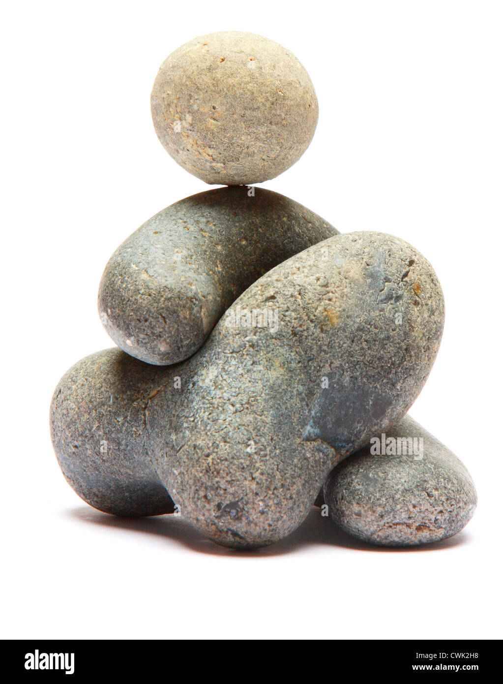 Round stones Cut Out Stock Images & Pictures - Alamy