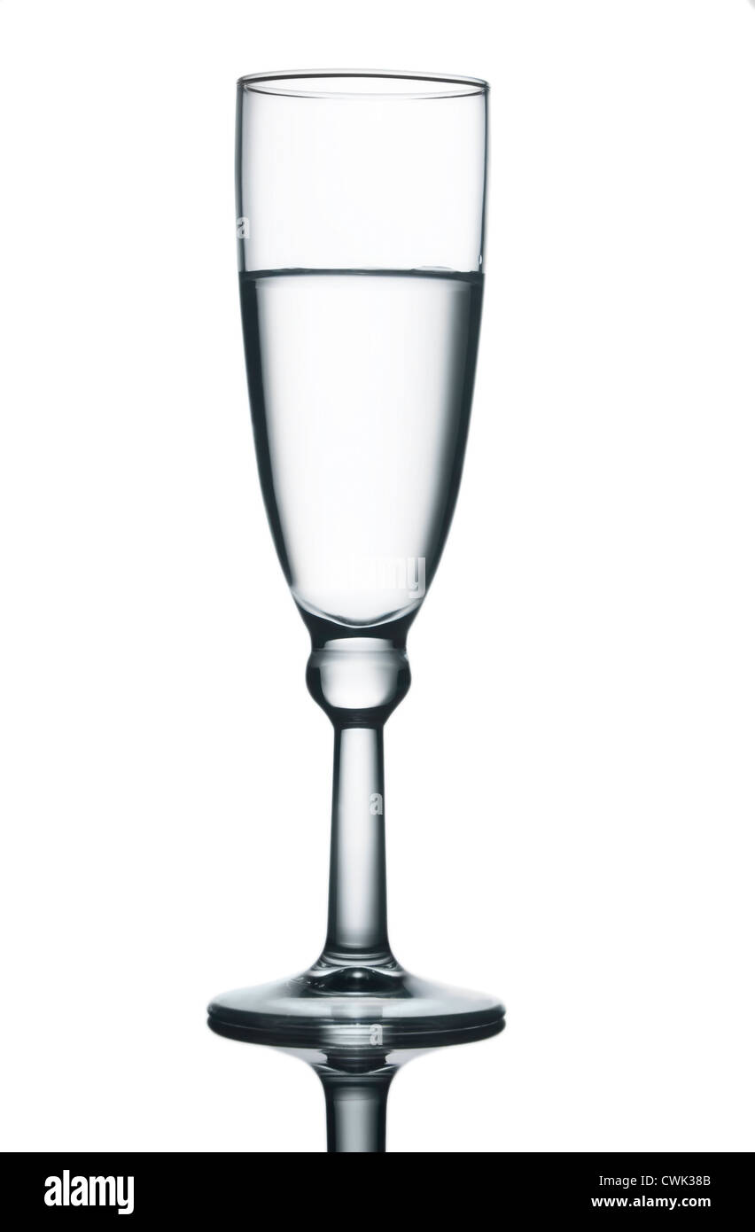 Close up of glass of water isolated on white Stock Photo - Alamy