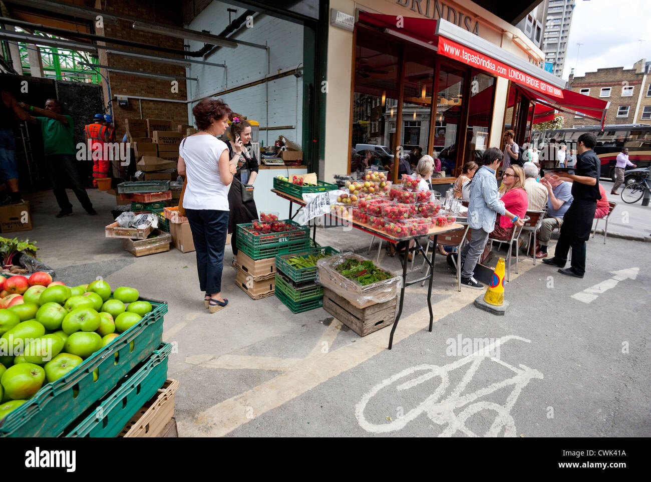 Borough Market, London, England, UK Stock Photo - Alamy