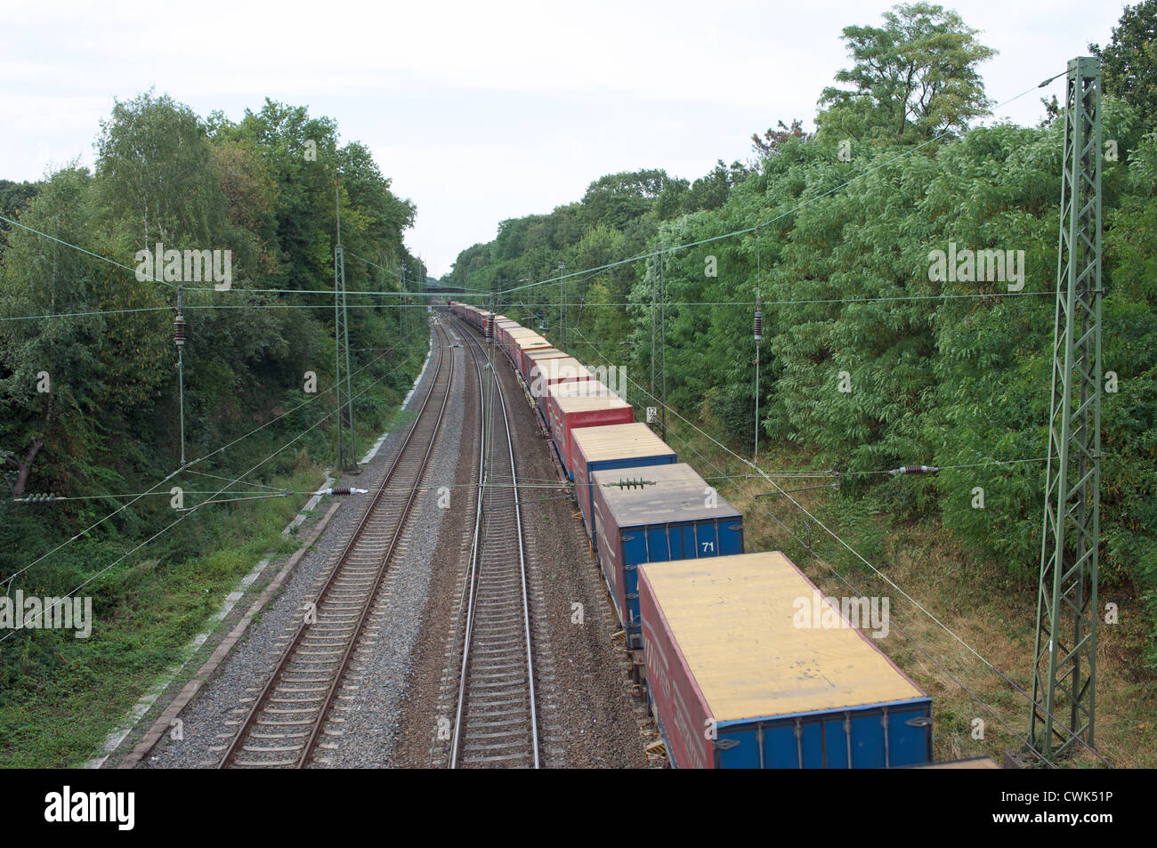 German railways freight wagons hi-res stock photography and images - Alamy