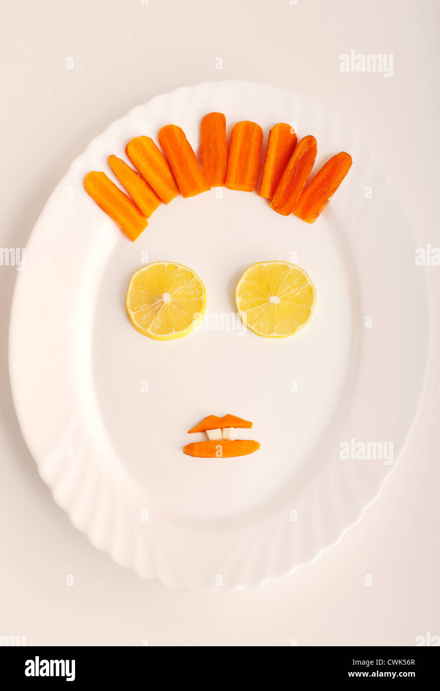 Smiley face food hi-res stock photography and images - Alamy