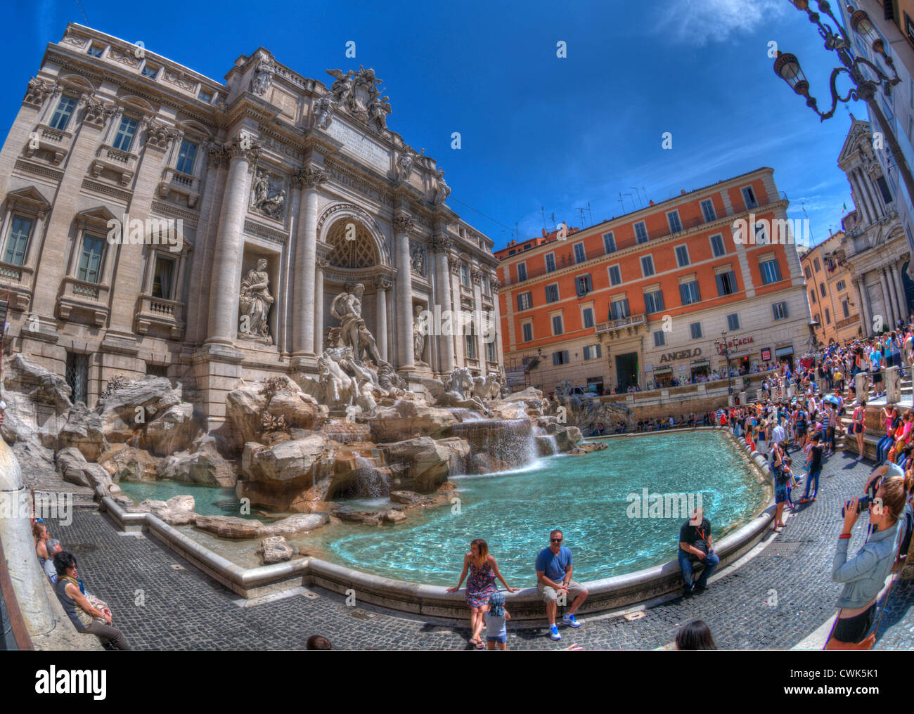 Trevi fountain tour hi-res stock photography and images - Alamy