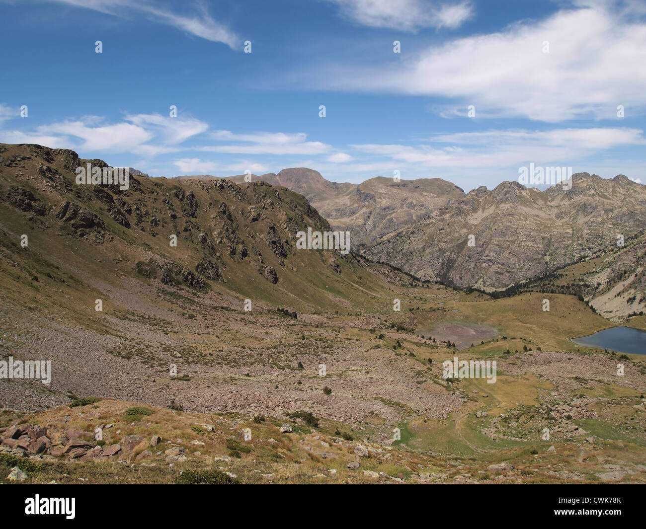 Mountainous Andorran Landscape Stock Photo - Alamy