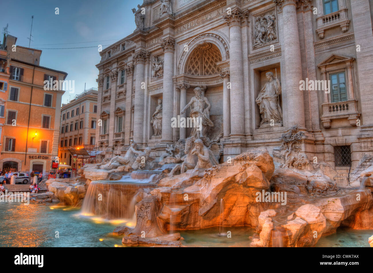 Trevi fountain tour hi-res stock photography and images - Alamy
