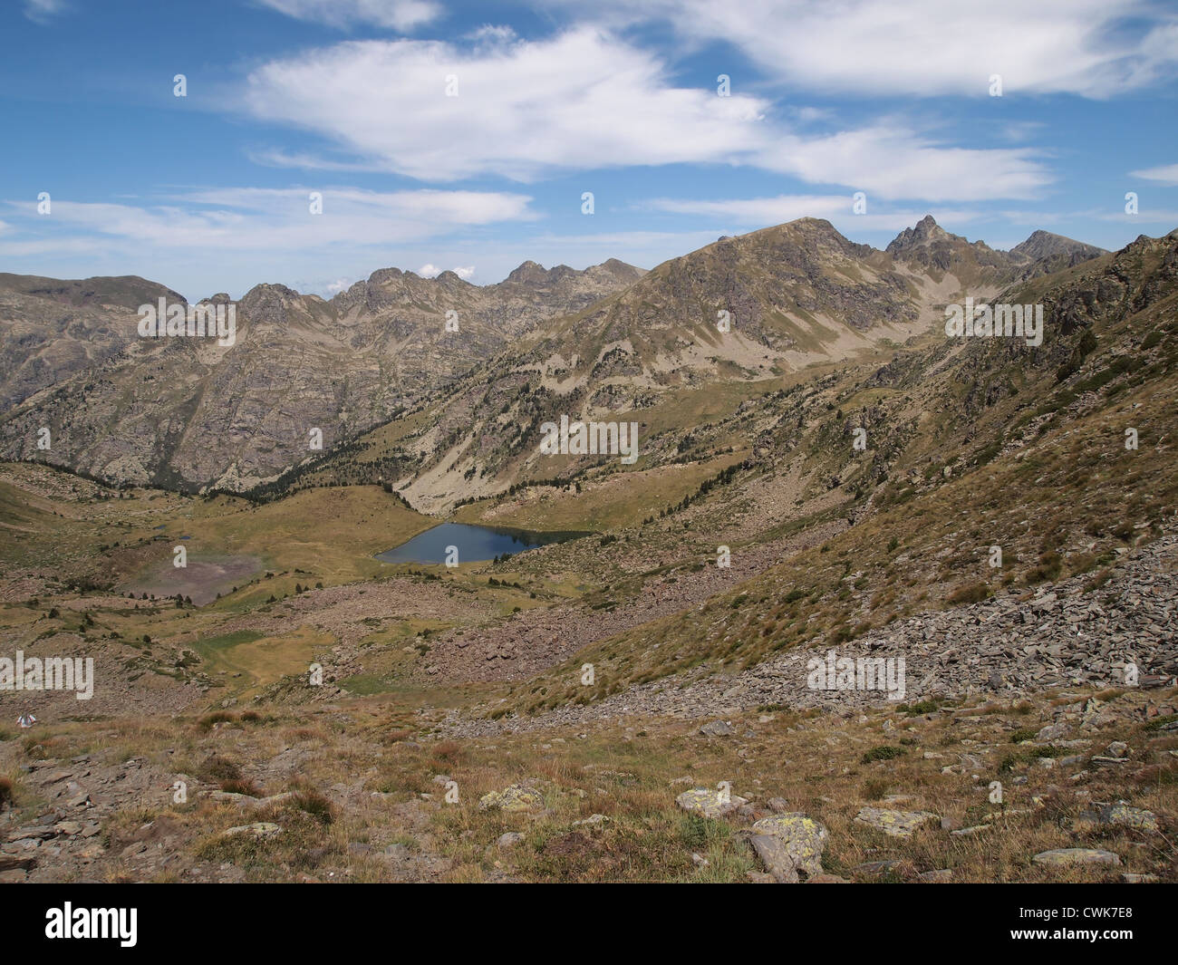 Mountainous Andorran Landscape Stock Photo - Alamy
