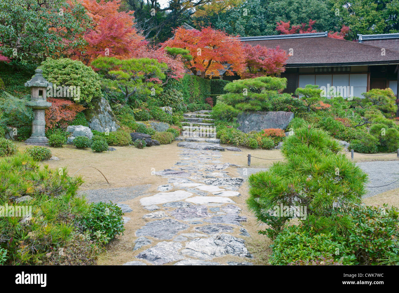Japan, Kyoto, Arashiyama, Sagano, Okochi Sanso Villa Stock Photo - Alamy