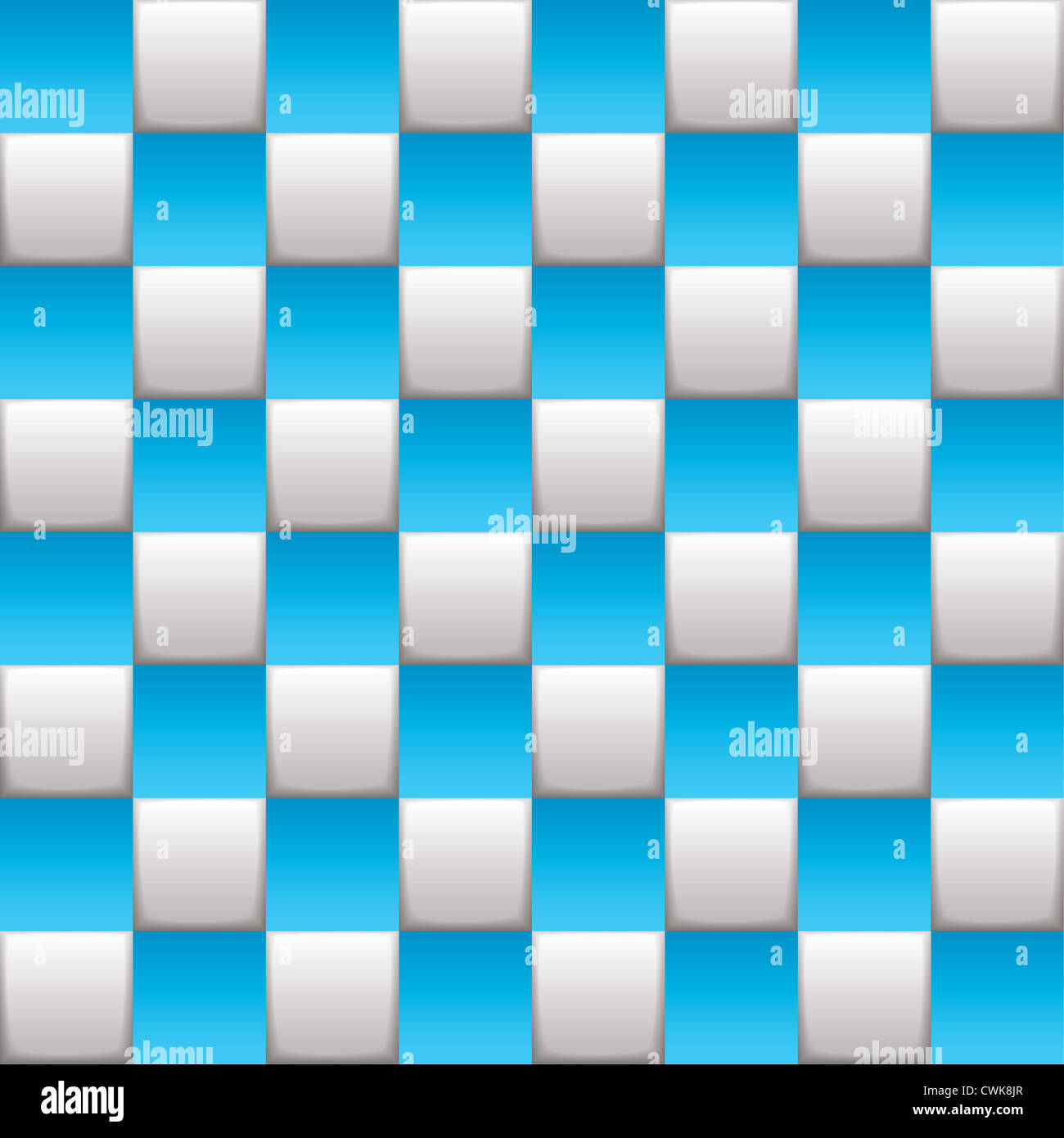 Blue and white squares on a seamless checkered background Stock Photo ...