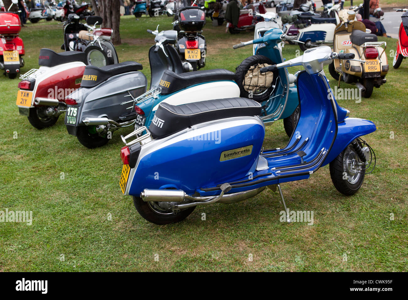 Old lambretta scooter vintage rally hi-res stock photography and images ...