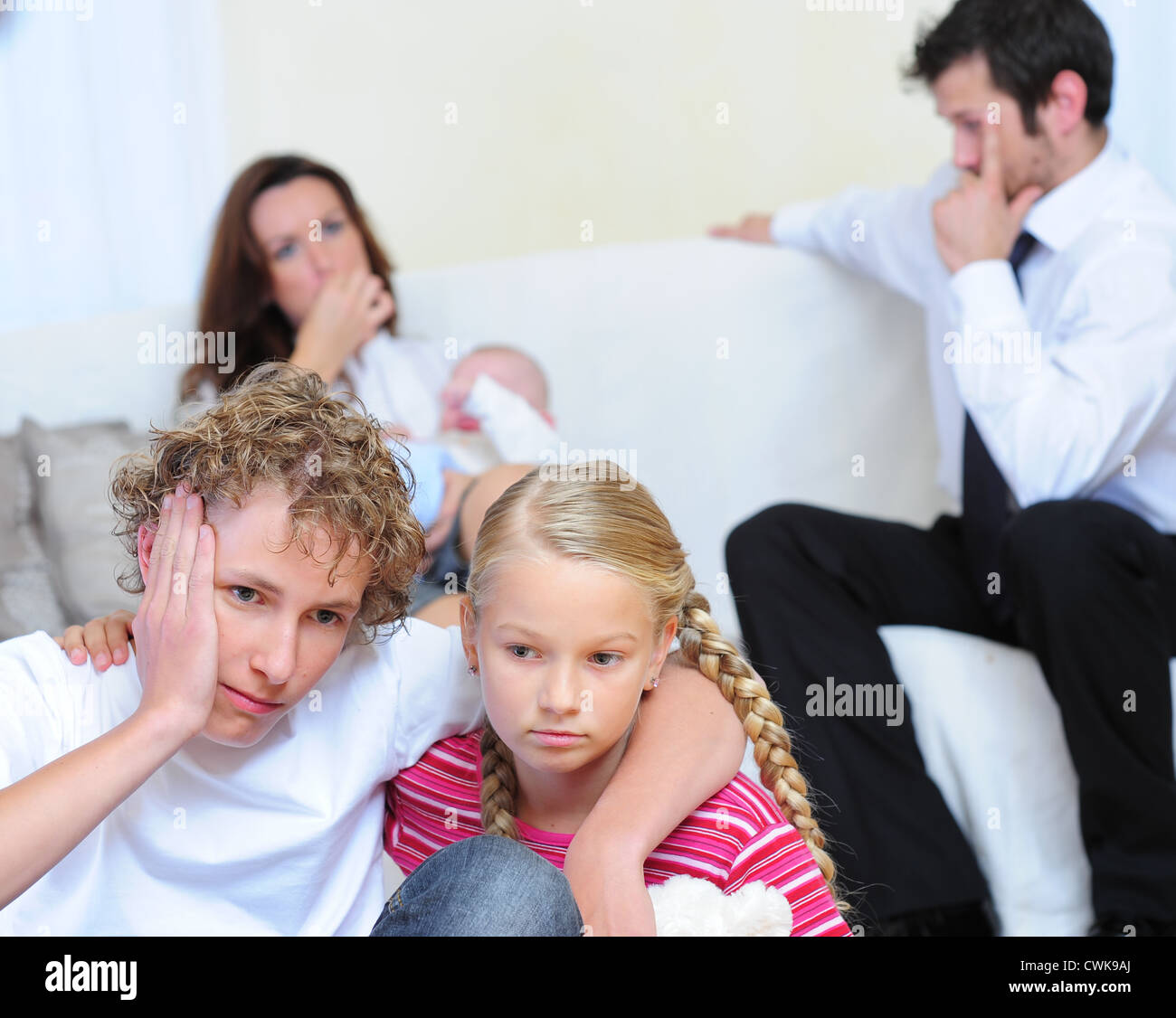 Black dad argument hi-res stock photography and images - Alamy
