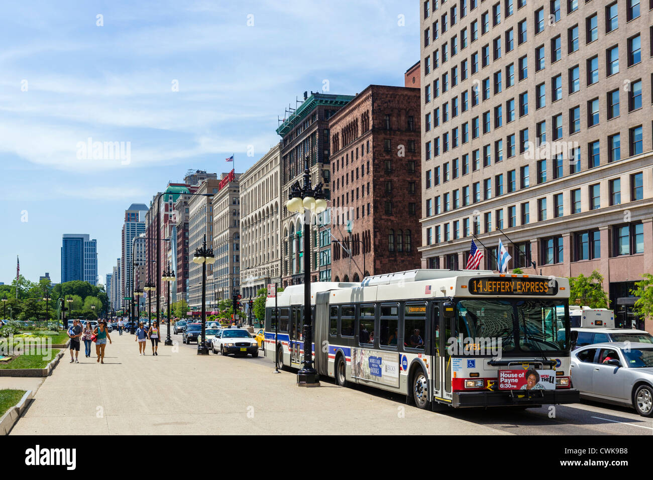 Chicago bus hi-res stock photography and images - Alamy